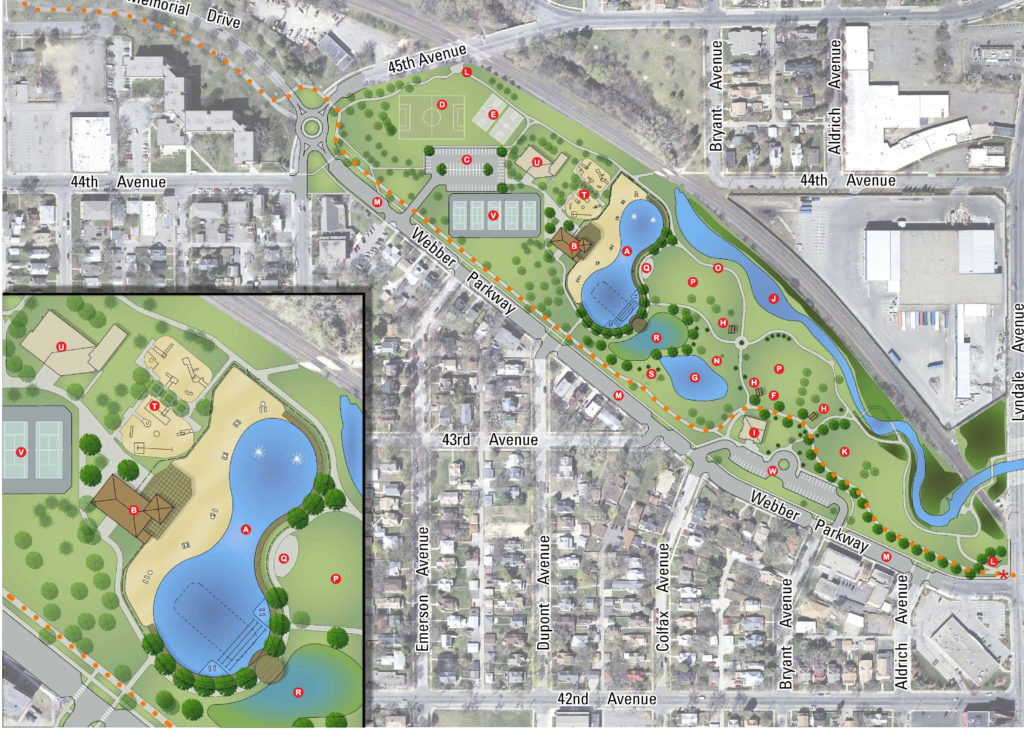 Webber Park 2012-01-25 MASTER PLAN - Landform Professional Services, LLC