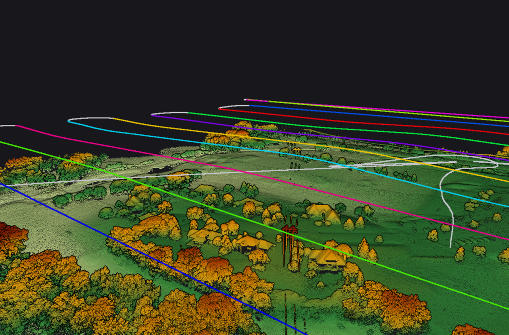Cloud Station with flight lines 2 color - Landform Professional ...