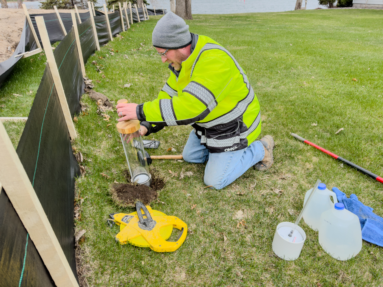 Infiltration Testing for Construction and Site Management