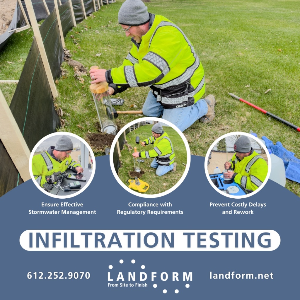 Infiltration Testing - Landform Professional Services, LLC